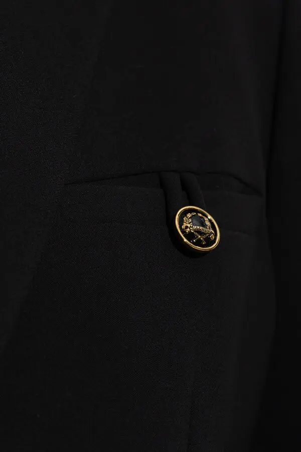 Moschino Single-breasted Crepe Blazer