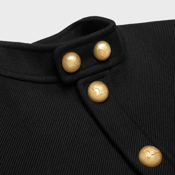 Celine Verneuil Jacket In Double Faced Wool Tricotine