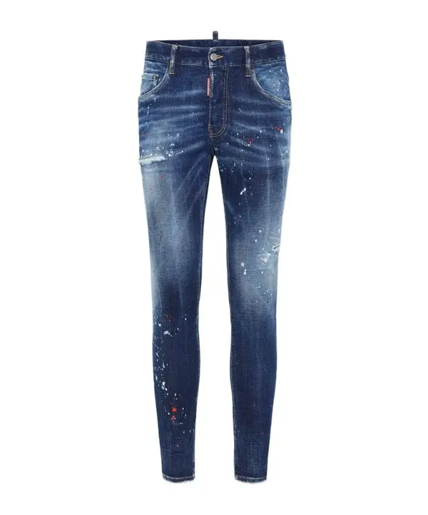 Dsquared2 Distressed Skinny Jeans - Medium Blue