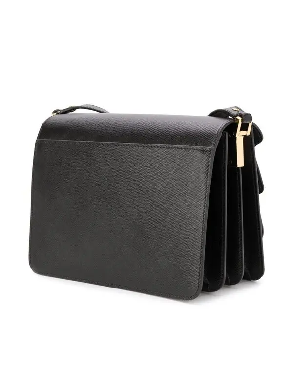 Marni Trunk Foldover Medium Shoulder Bag
