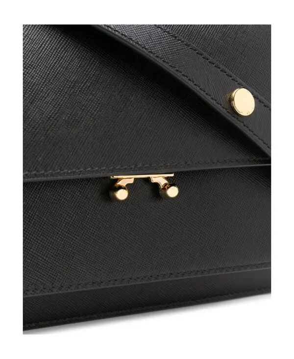 Marni Trunk Foldover Medium Shoulder Bag