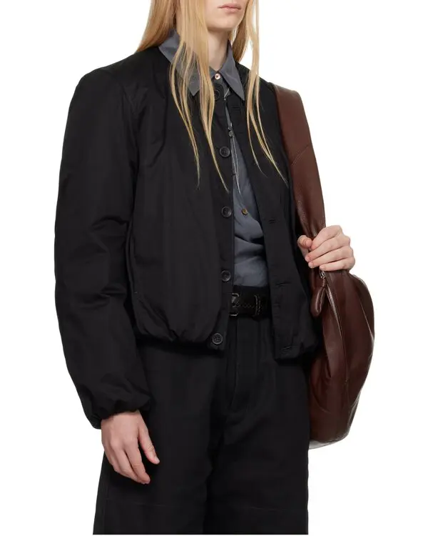 LEMAIRE Wadded Collarless Bomber Jacket