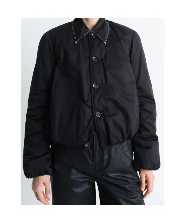 LEMAIRE Wadded Collarless Bomber Jacket