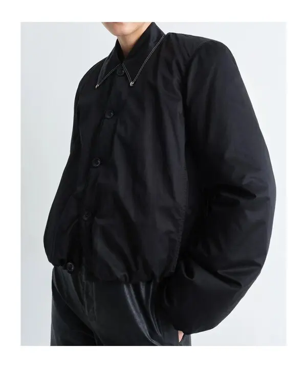 LEMAIRE Wadded Collarless Bomber Jacket