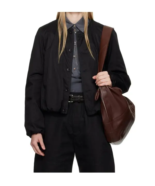 LEMAIRE Wadded Collarless Bomber Jacket