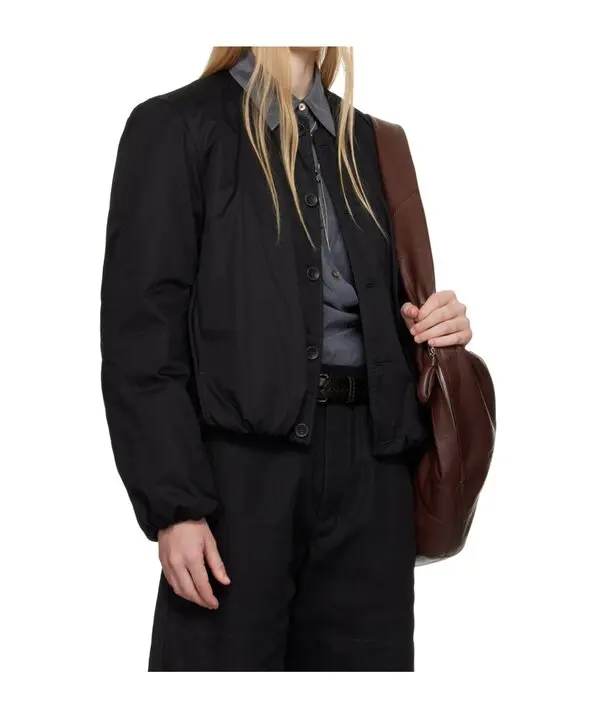 LEMAIRE Wadded Collarless Bomber Jacket