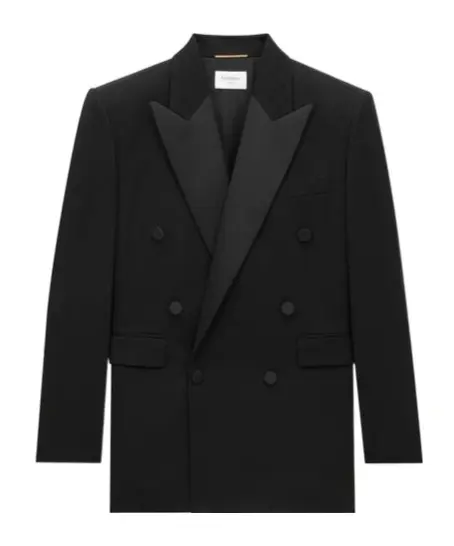Saint Laurent Double-breasted Tuxedo Jacket