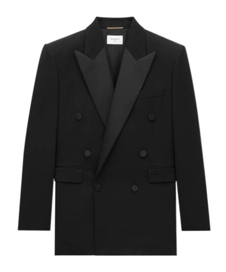 Saint Laurent Double-breasted Tuxedo Jacket