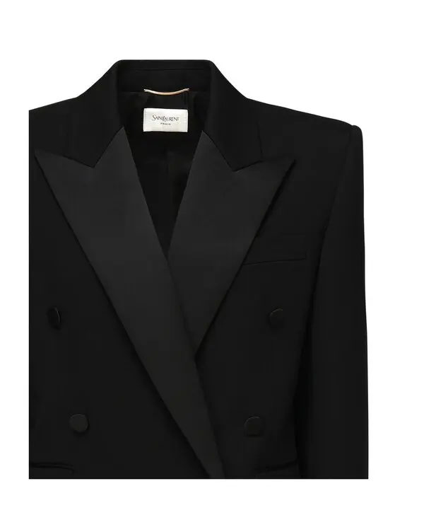 Saint Laurent Double-breasted Tuxedo Jacket