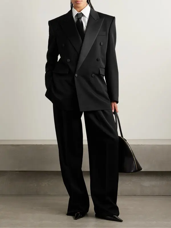 Saint Laurent Double-breasted Tuxedo Jacket