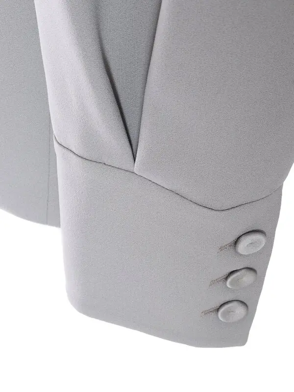 Alberta Ferretti Button Suit Coat