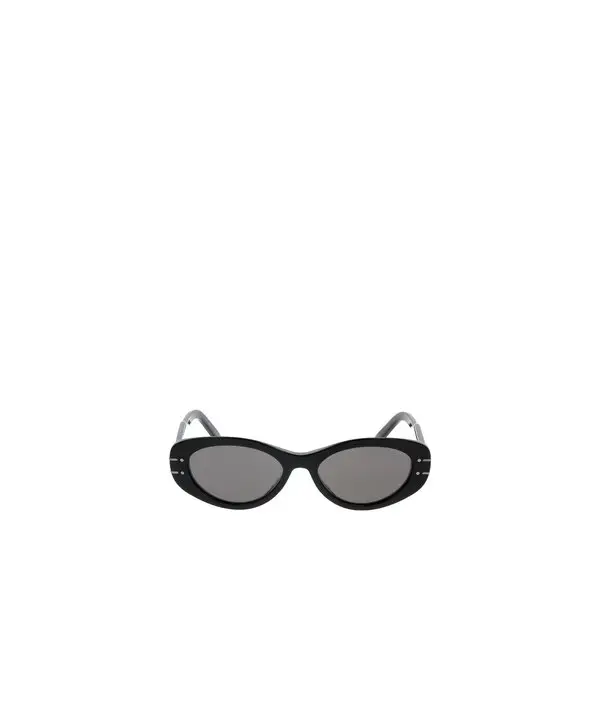 Dior Oval Frame Sunglasses - Black