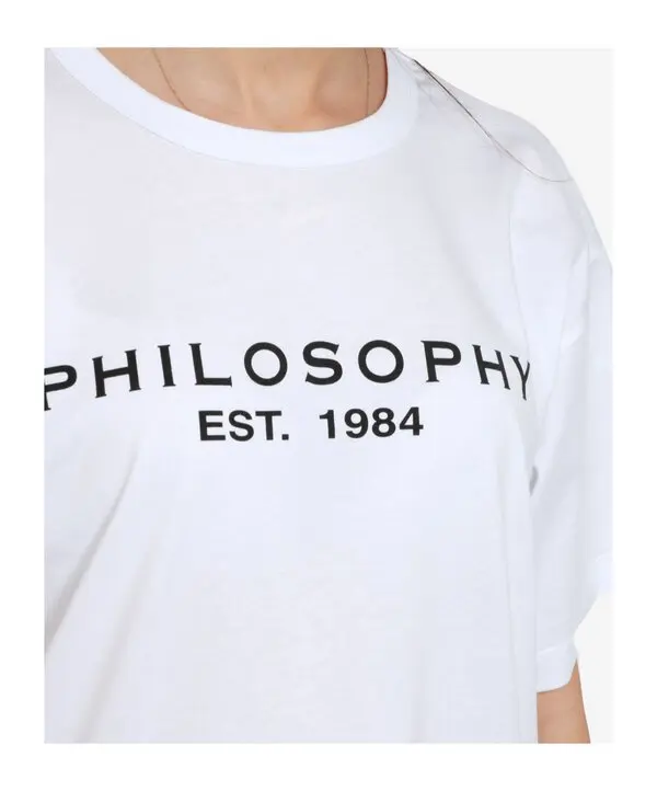 Philosophy Di Lorenzo Serafini Printed Logo Lettering T-shirt