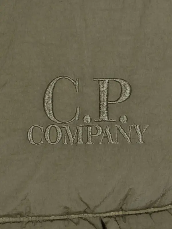 C.P. COMPANY Quilted Padded Vest With Funnel Neck