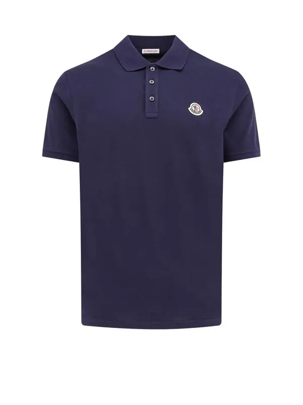 Moncler Logo Patch Short Sleeved Polo Shirt