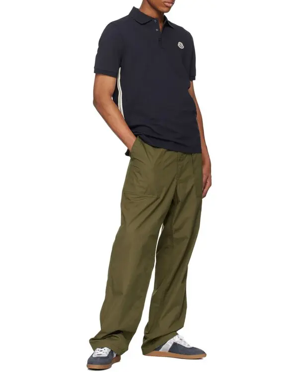 Moncler Logo Patch Short Sleeved Polo Shirt