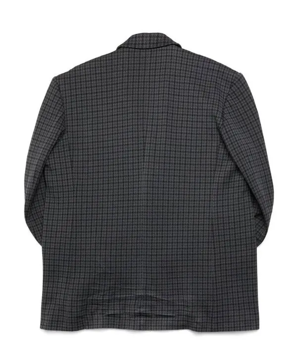 Balenciaga Checkered Tailored Knit Jacket