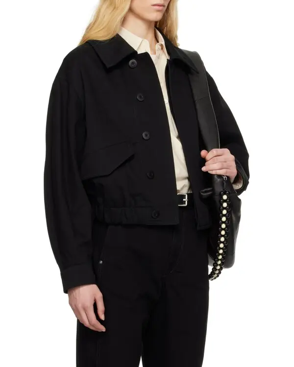 LEMAIRE Elasticated Hem Twill Bomber Jacket