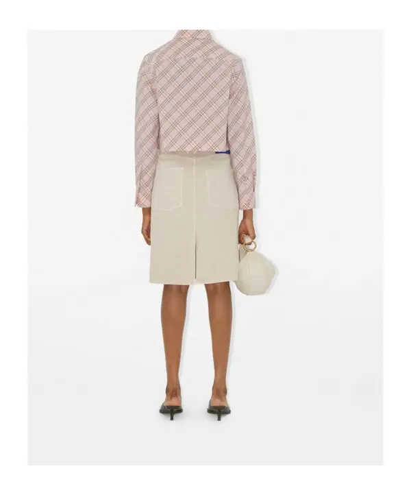 Burberry Vintage Checked Cropped Shirt - Floss