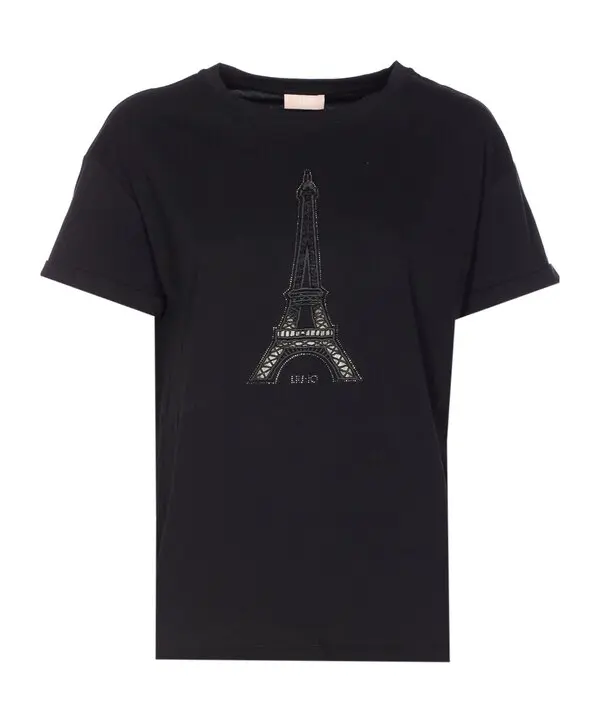 Liu Jo Embellished Crewneck T-shirt