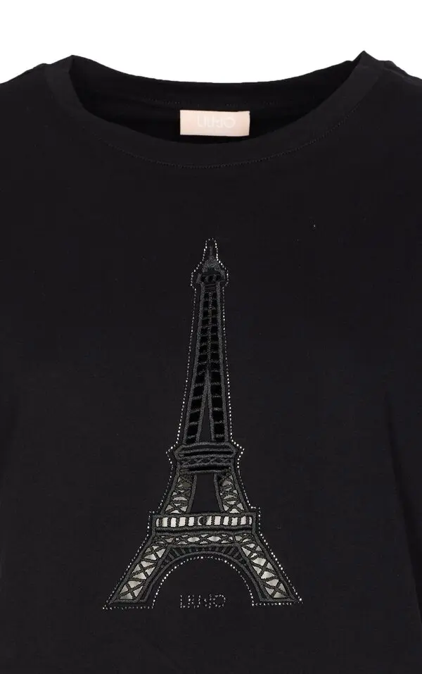 Liu Jo Embellished Crewneck T-shirt