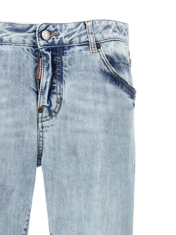 Dsquared2 Distressed Cropped Jeans