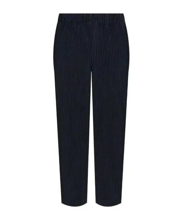 Issey Miyake Homme Plissé Pleated Tapered Trousers