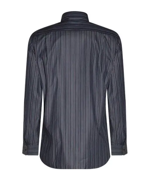 VIVIENNE WESTWOOD Logo Embroidered Striped Shirt