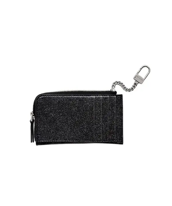 Marc Jacobs Coated Glitter J Mark Top Zip Multi Wallet