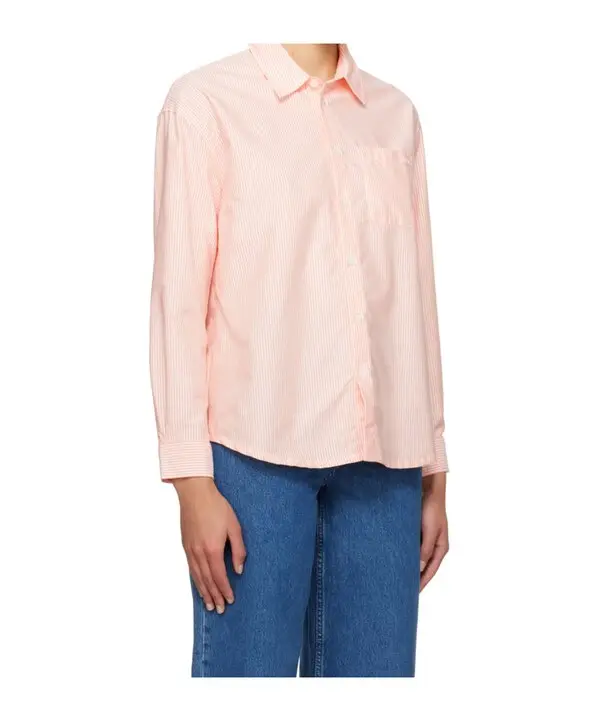 A.p.c. Greg Striped Cotton Shirt