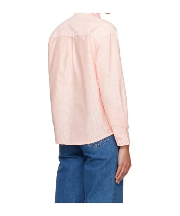 A.p.c. Greg Striped Cotton Shirt