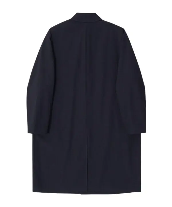 Auralee Wool Collar Trench Coat