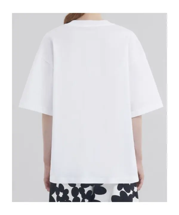 Marni Floral Print Crewneck T-shirt