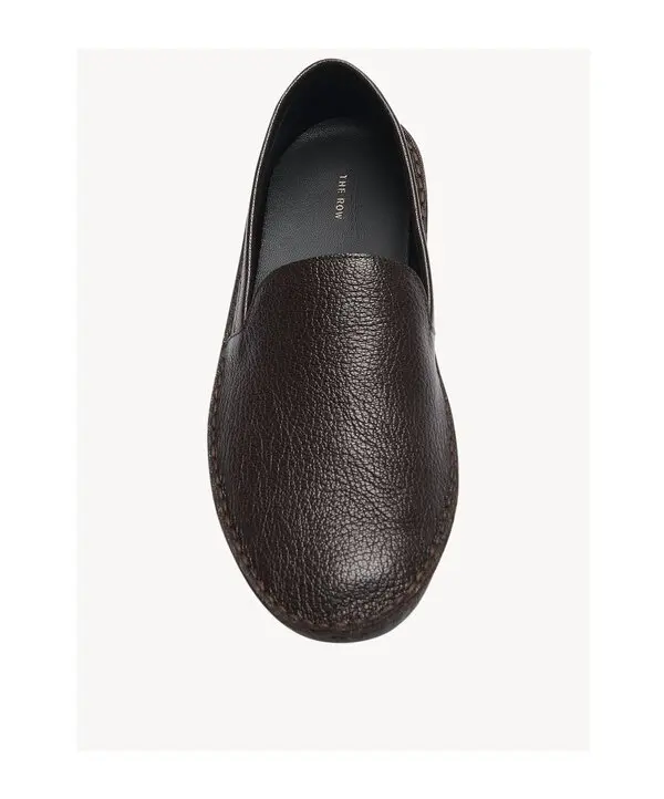THE ROW Round-head Flat - Lacquer Brown