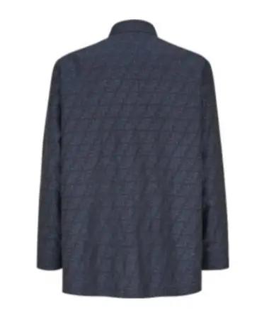 Fendi Ff Pattern Lapel Casual Jacket