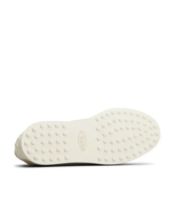 TOD'S Gomma Slip-on Loafers With Double T Metal Ring - Beige
