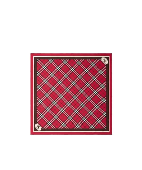 Burberry Checked Finished-edge Scarf - Post