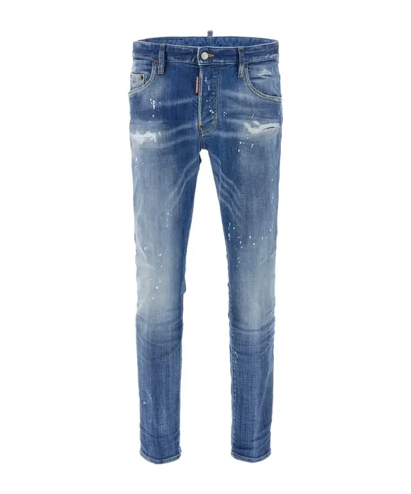Dsquared2 Distressed Skinny Jeans - Blue