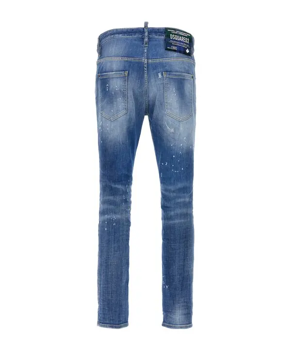 Dsquared2 Distressed Skinny Jeans - Blue
