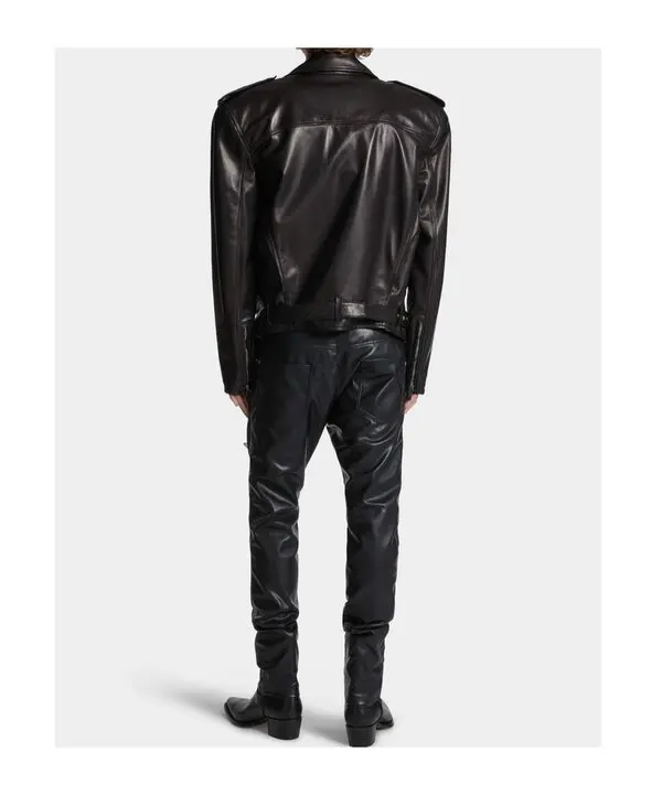 Dsquared2 Cool Guy Straight Leg Coated Trousers - Black