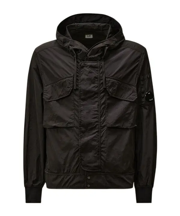 C.P. COMPANY Hooded Utility Jacket - Blue