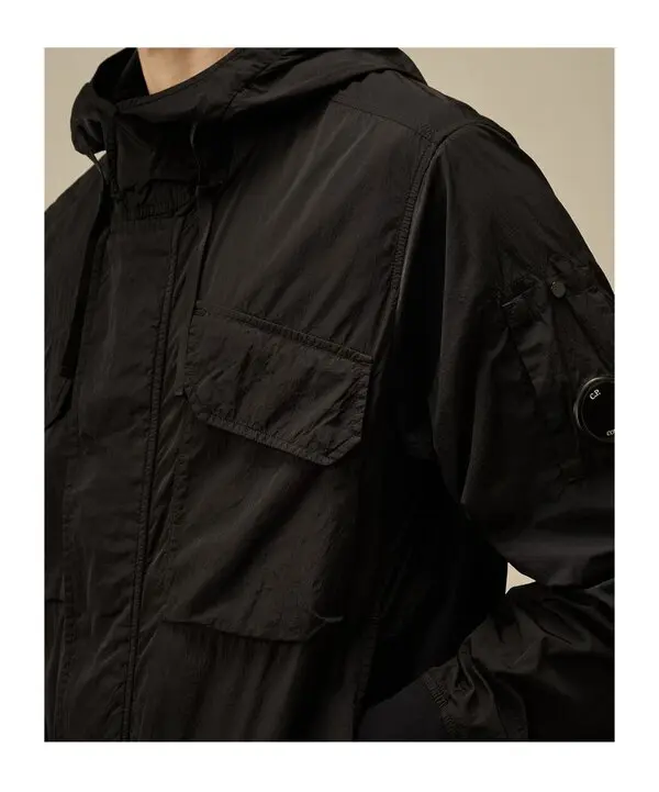 C.P. COMPANY Hooded Utility Jacket - Blue