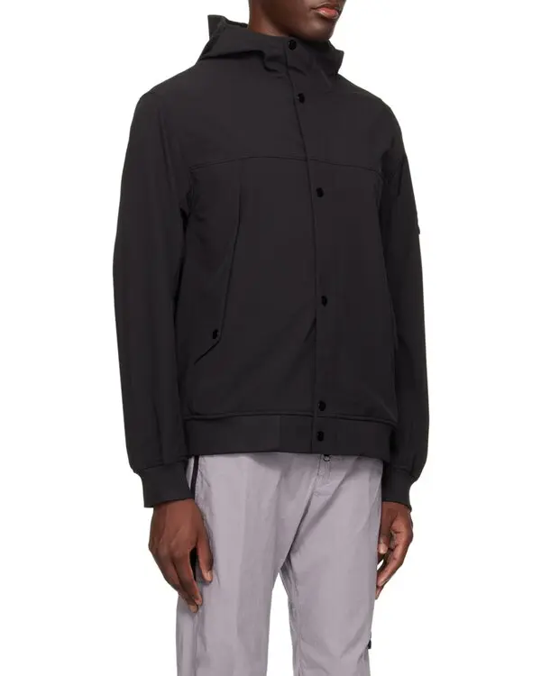 Stone Island Hooded Jacket - Black