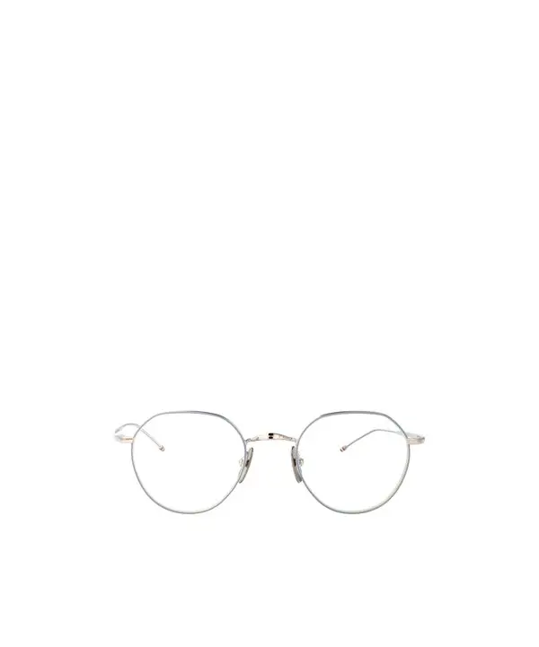 Thom Browne Round Frame Eyeglasses - Silver