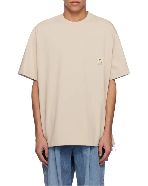 WOOYOUNGMI String T-shirt - Beige