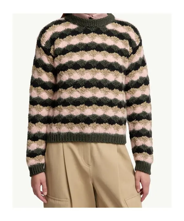 Moncler Striped Crewneck Jumper