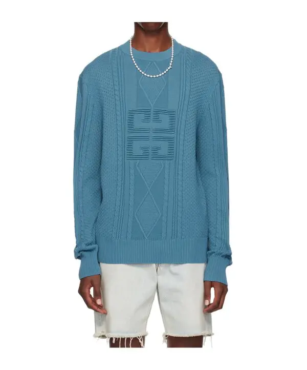 Givenchy 4g Cable Knit Sweater