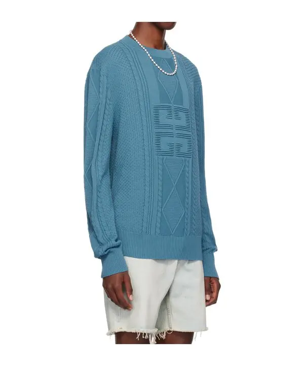 Givenchy 4g Cable Knit Sweater