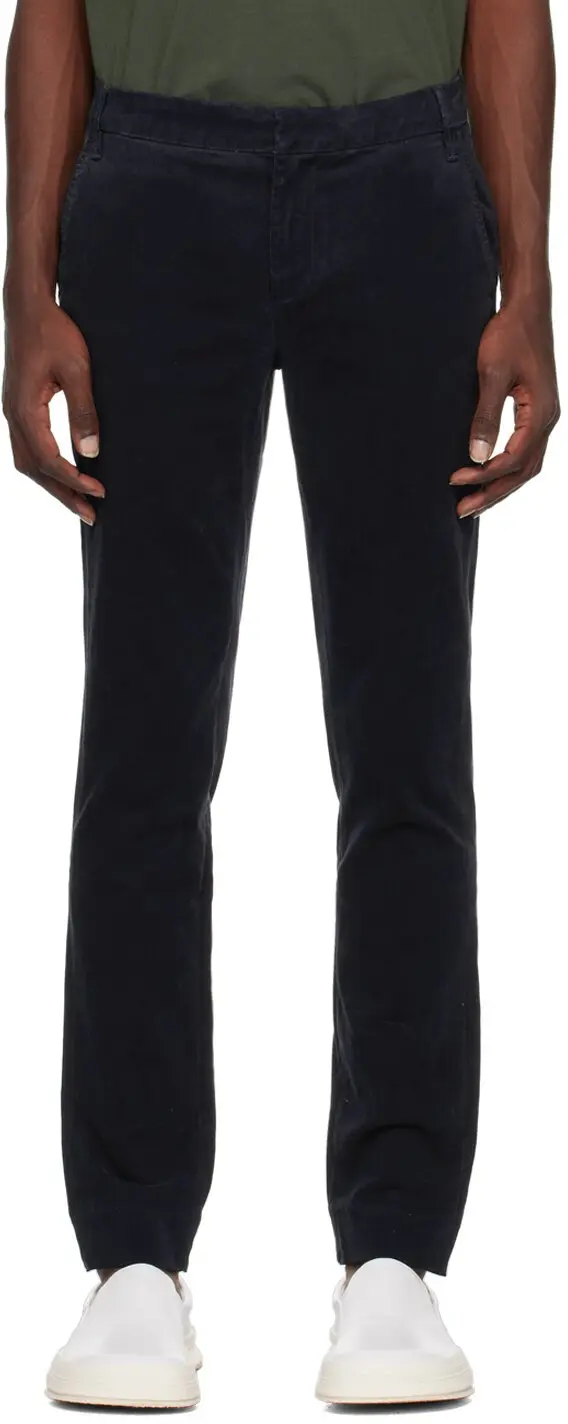 FRAME Slim-fit Chino Trousers - Black