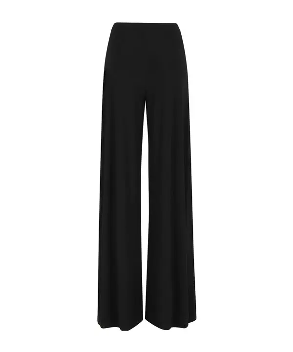 Norma Kamali Wide-leg Elastic Waistband Pants